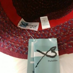 betmar | Accessories | Betmar Red Tweed Bucket Hat | Poshmark